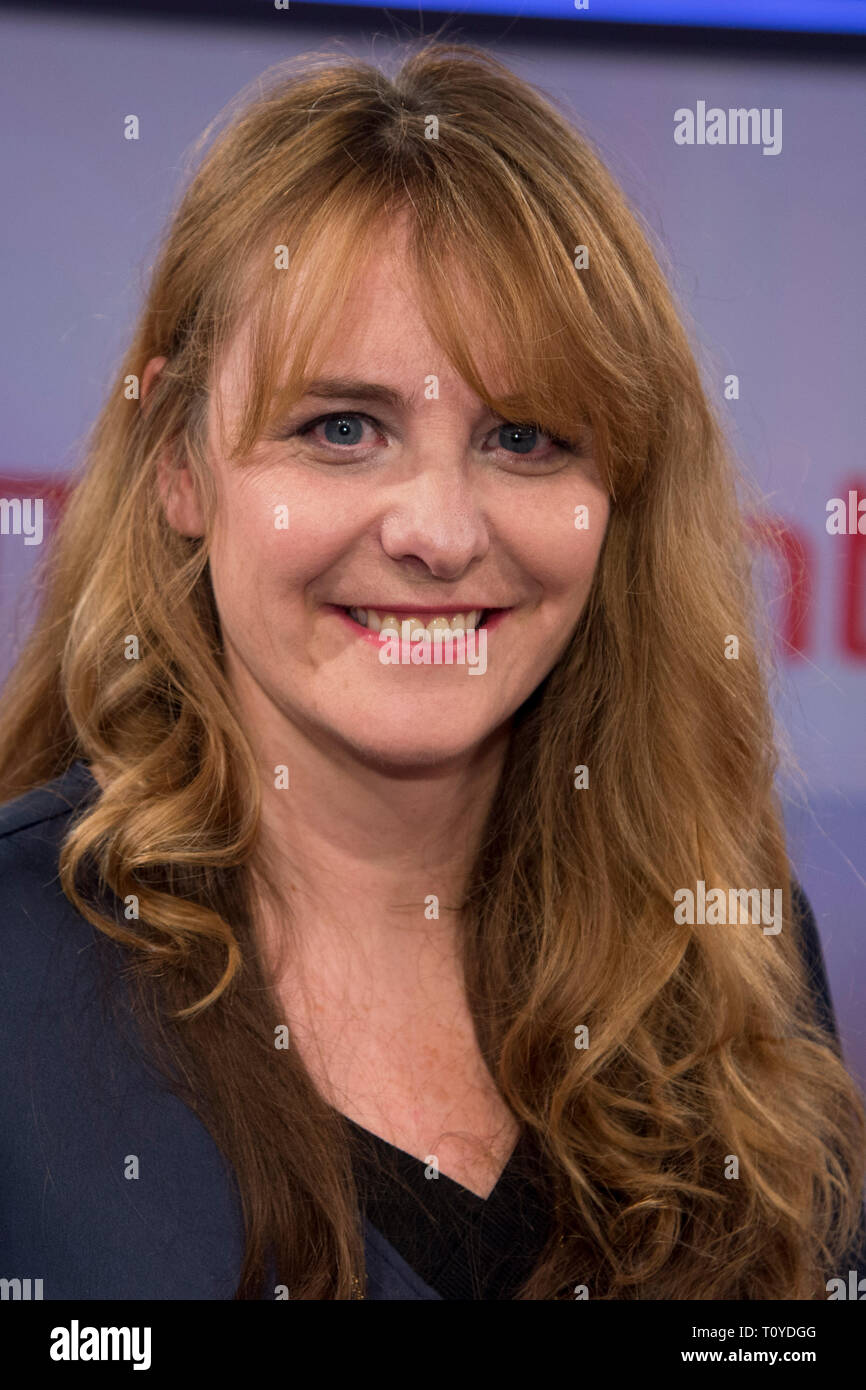 Cologne, Deutschland. 21st Mar, 2019. Shona FRASER, British TV ...