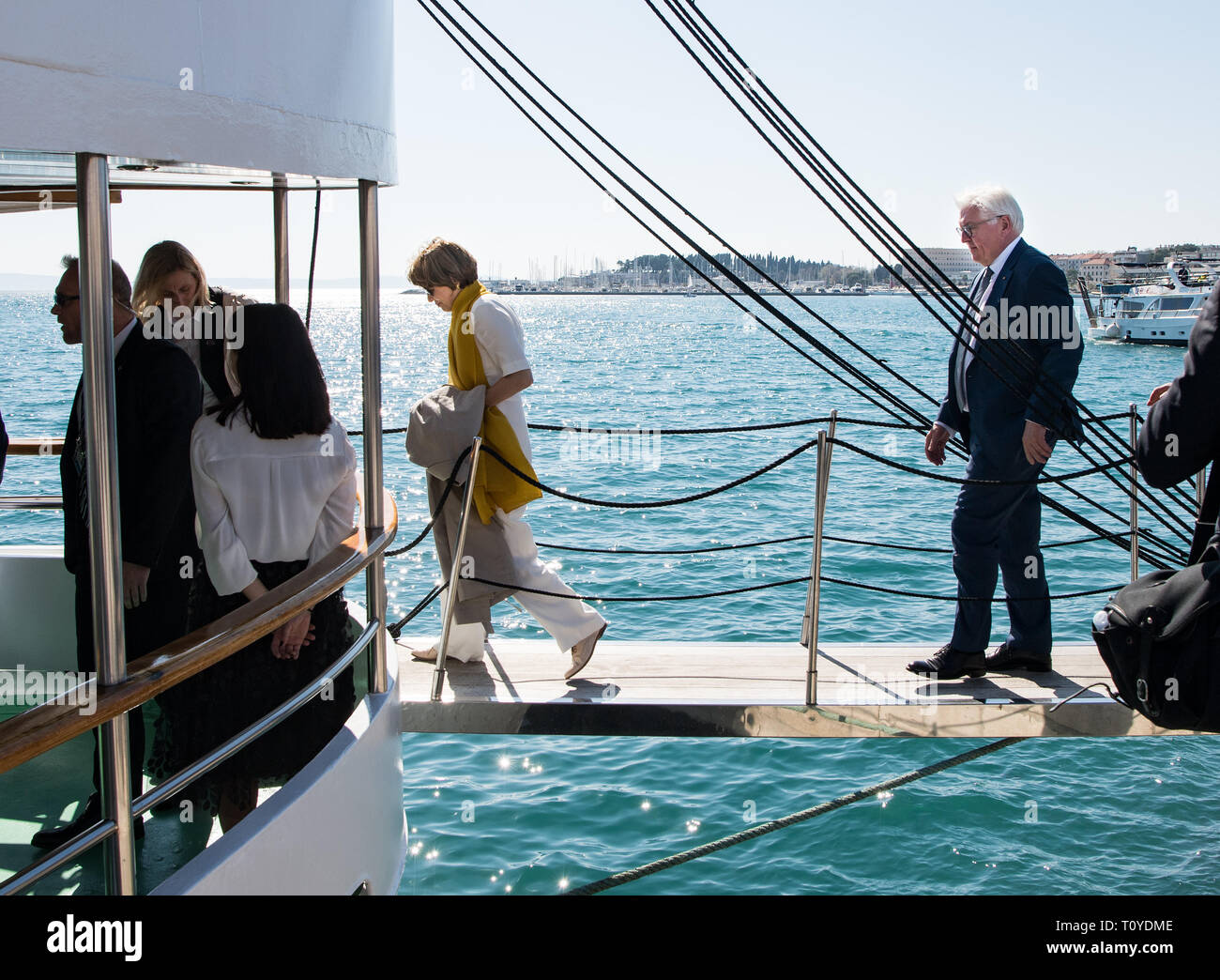 Split, Croatia. 22nd Mar, 2019. Federal President Frank-Walter ...