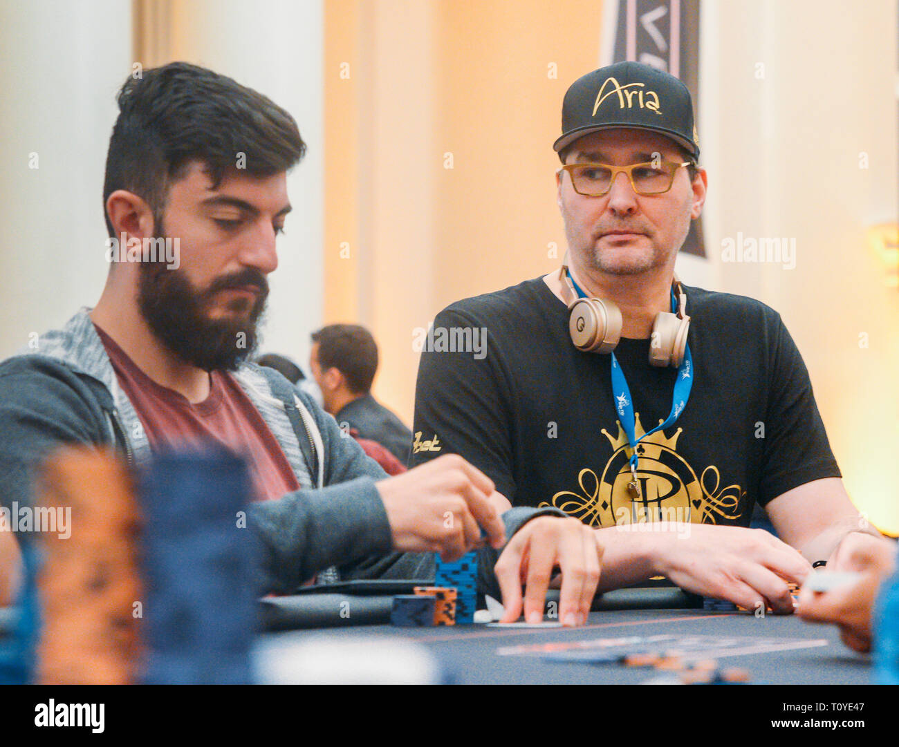 Rio de Janeiro, Brazil - March 21st, 2019: 15-time WSOP bracelet winner ...