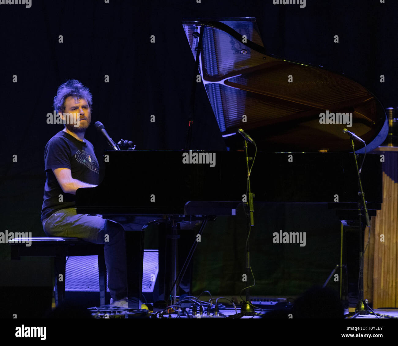 Madison, Wisconsin, USA. 21st Mar, 2019. Musician GABRIEL KAHANE during ...