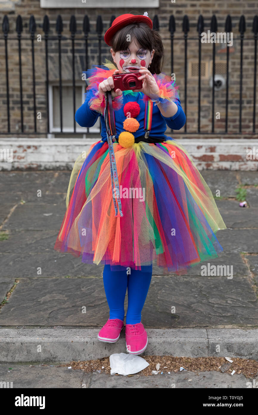London, UK. 21st March, 2019. Haredi Jews in north London gather in ...