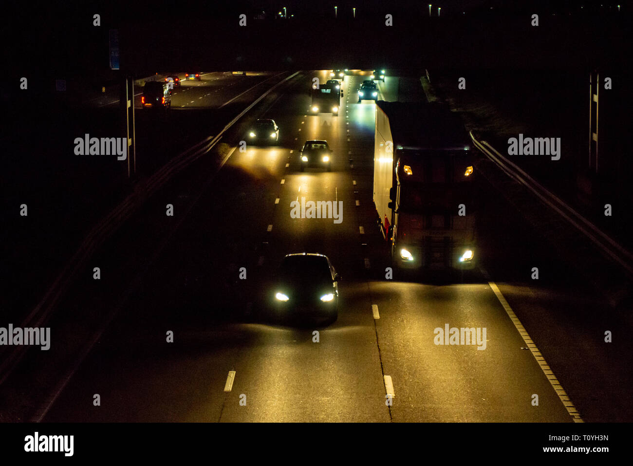 M18 motorway hi-res stock photography and images - Alamy