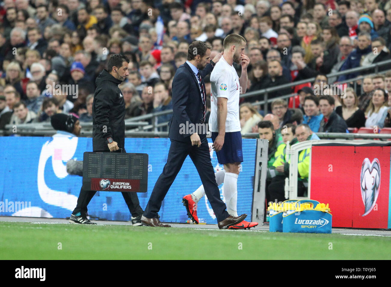 London, UK. 22nd Mar, 2019. England Manager Gareth Southgate with Eric ...