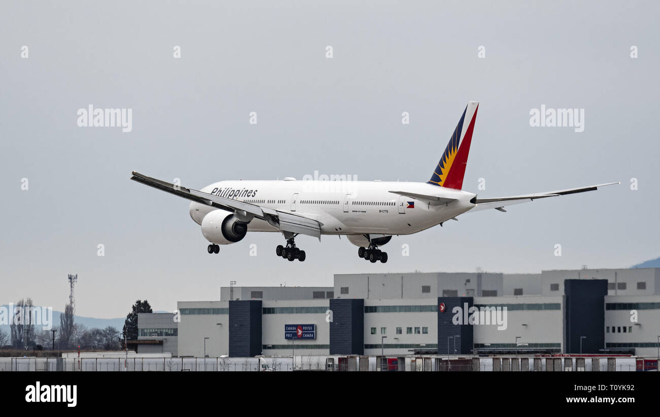 Richmond, British Columbia, Canada. 16th Mar, 2019. A Philippine ...