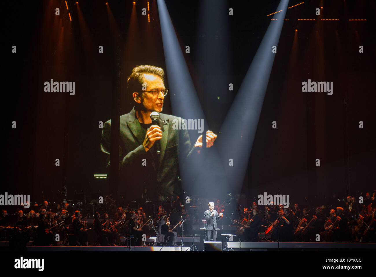 Glasgow, UK. 22 March 2019. Pictured: Gavin Greenaway. Under the ...