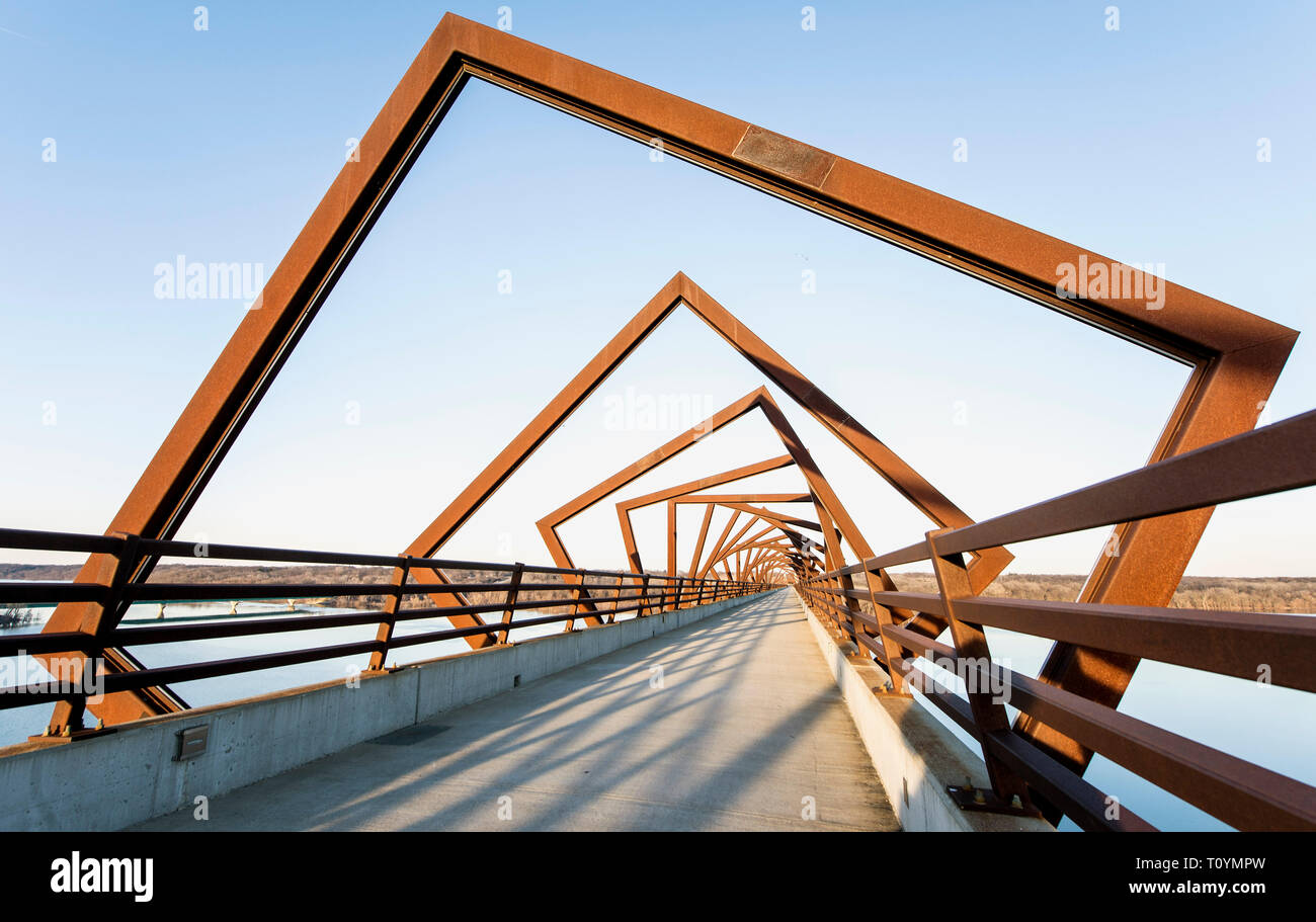 Madrid, Iowa, USA. 22nd Mar, 2019. Originally a conduit for rail ...