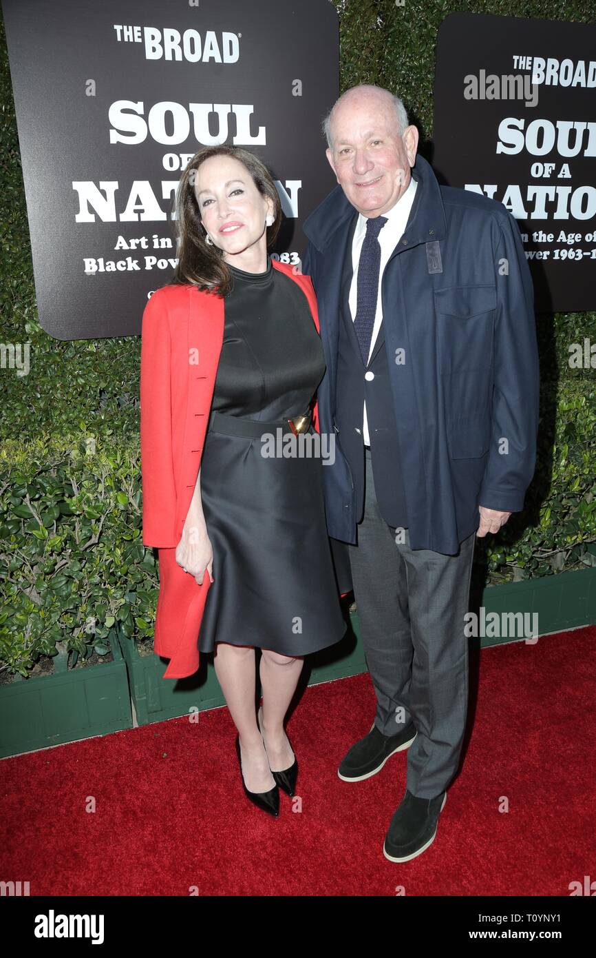 Los Angeles, USA. 22nd Mar 2019. Lilly Tartikoff Karatz, Bruce Karatz ...