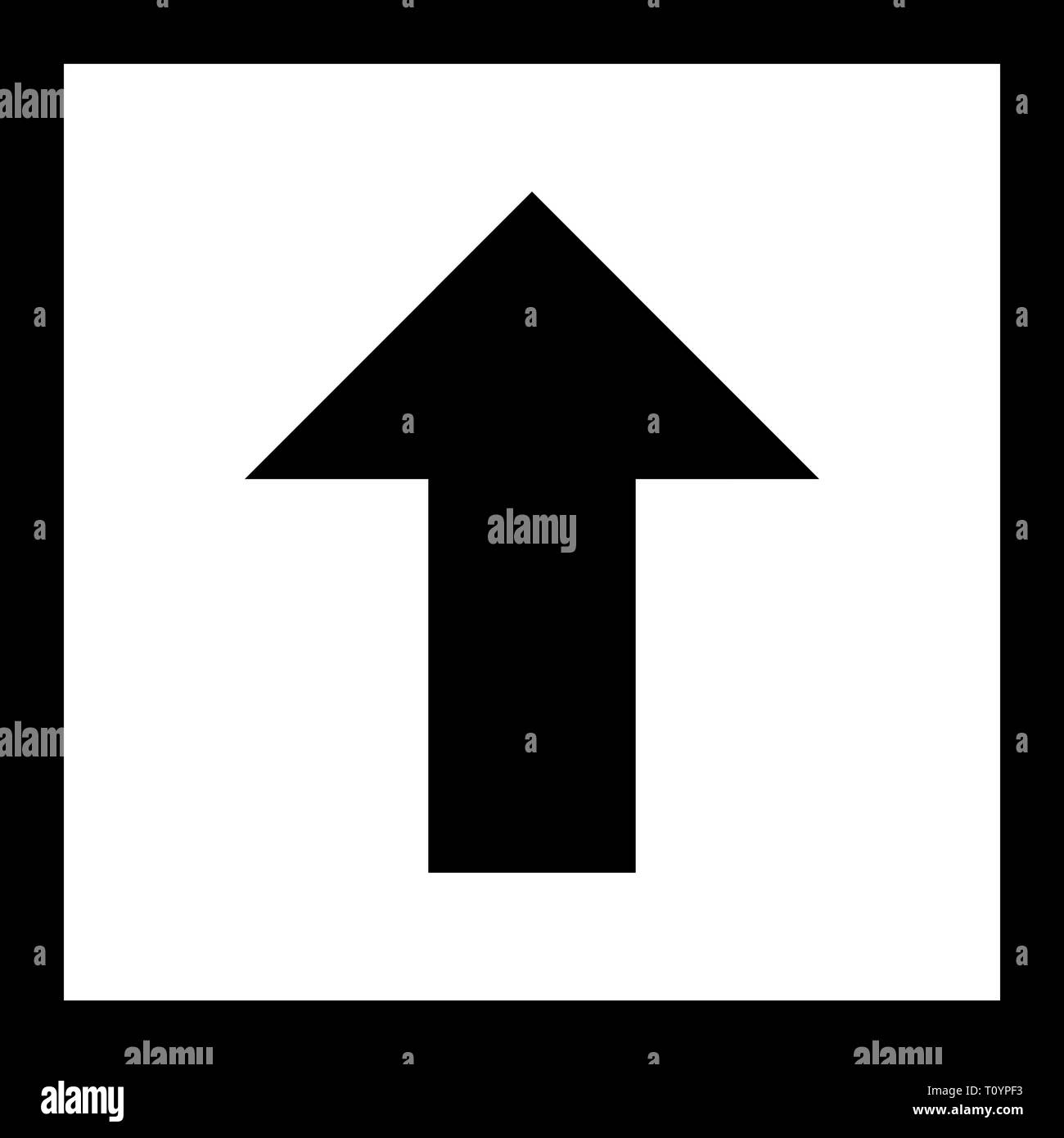 Illustration Up Icon Stock Photo - Alamy