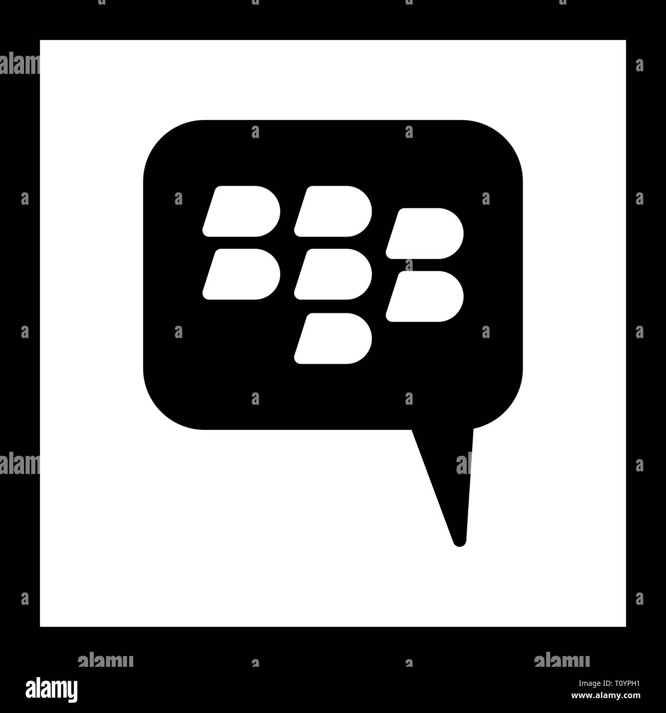 Bbm symbol Black and White Stock Photos & Images - Alamy