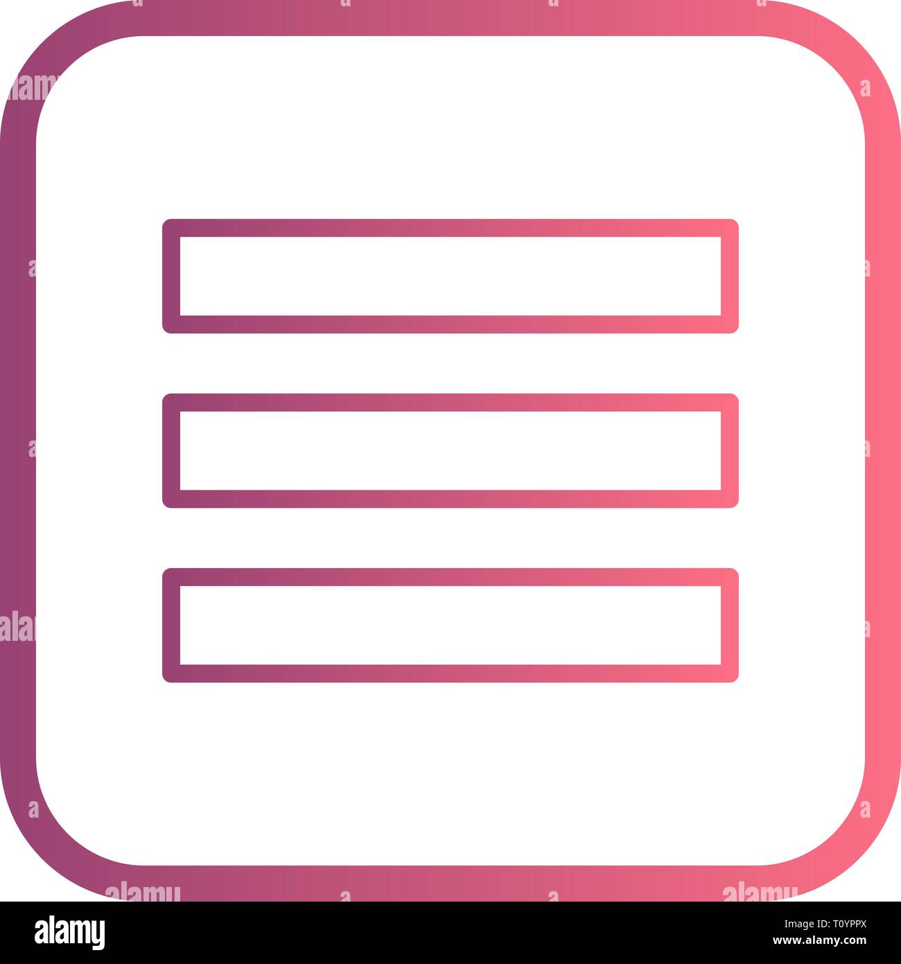 Illustration Menu Icon Stock Photo - Alamy