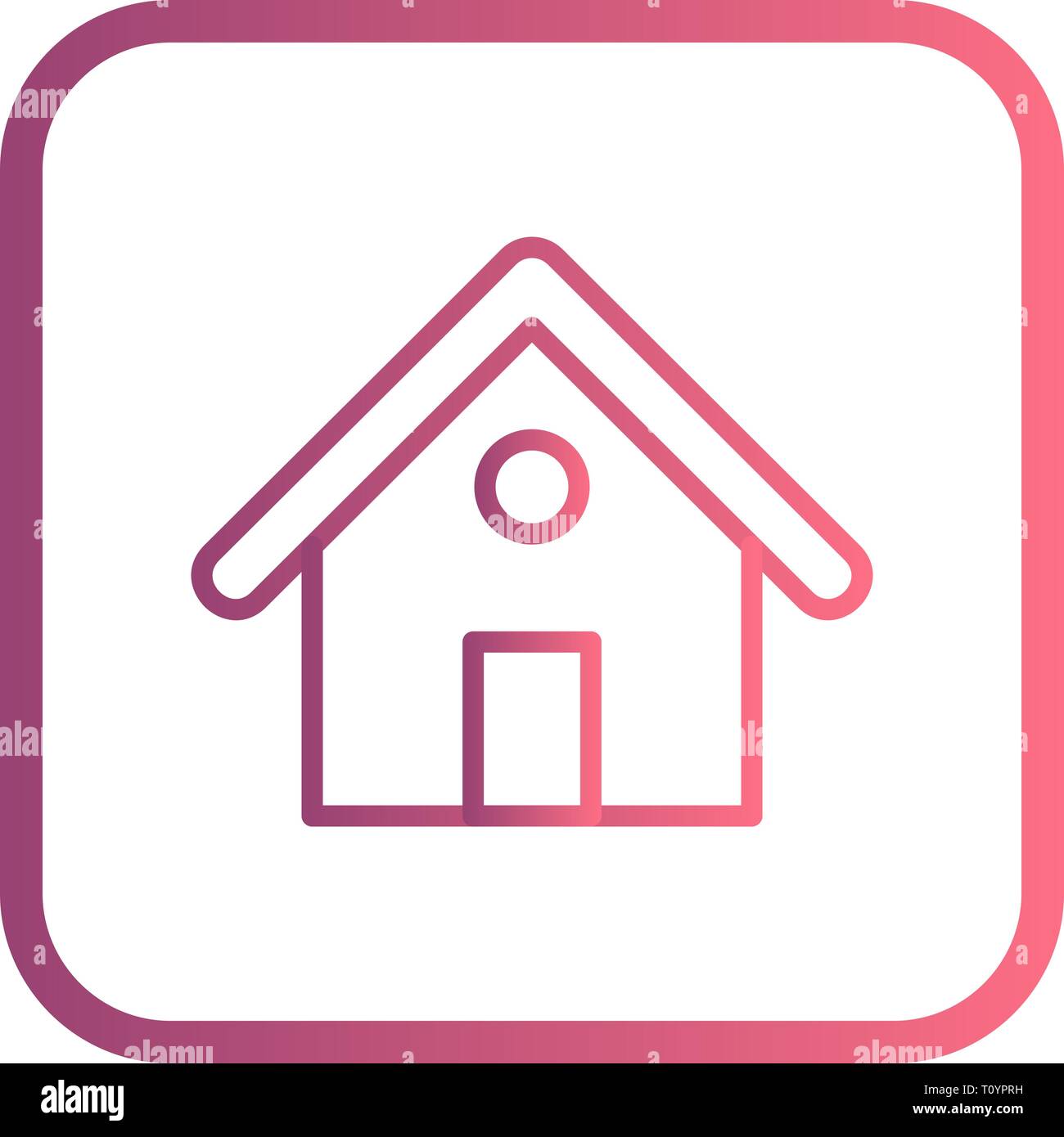 Illustration Home Icon Stock Photo - Alamy
