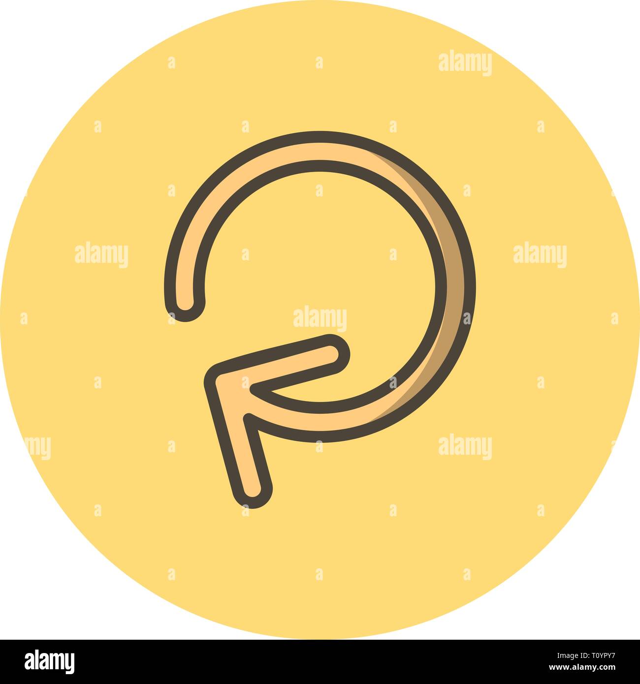 Illustration Reload Icon Stock Photo - Alamy