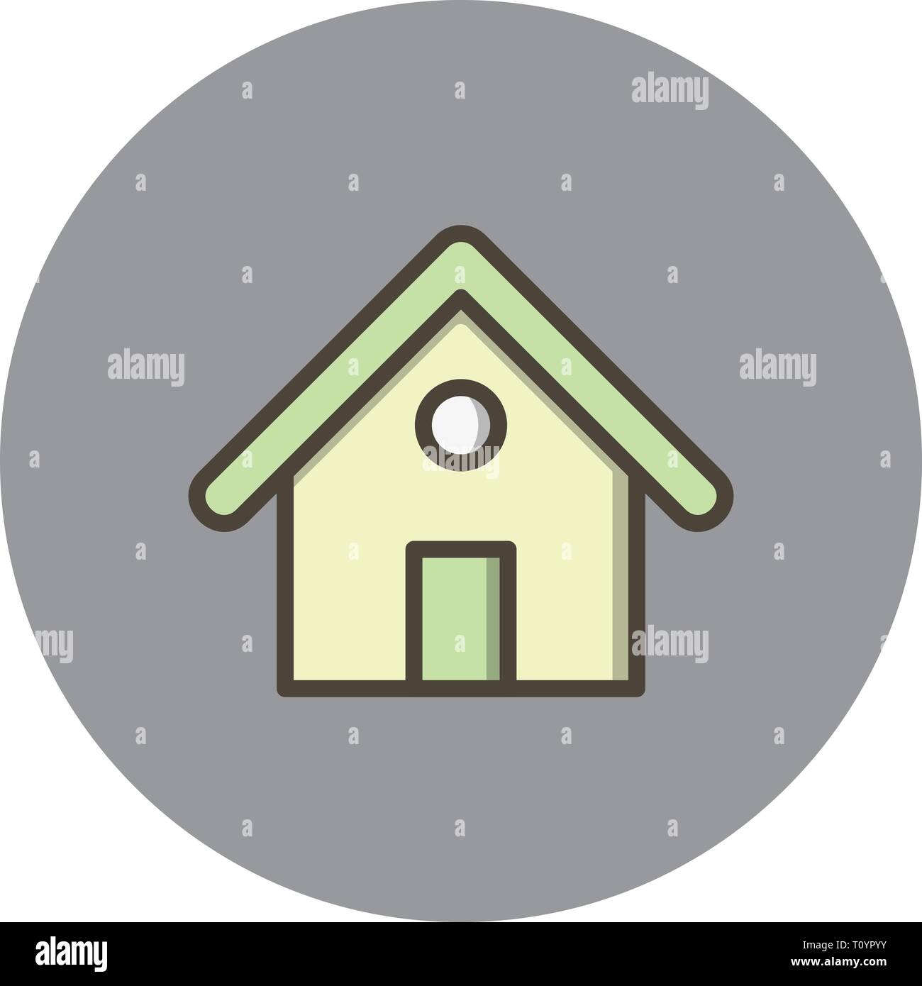 Illustration Home Icon Stock Photo - Alamy