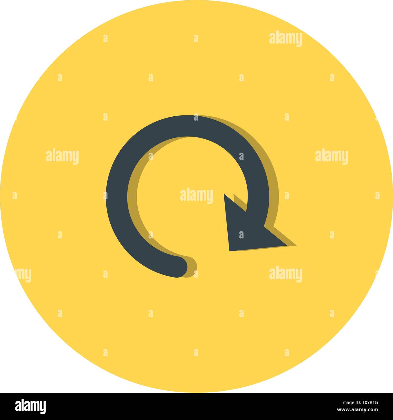Illustration Reload Icon Stock Photo - Alamy