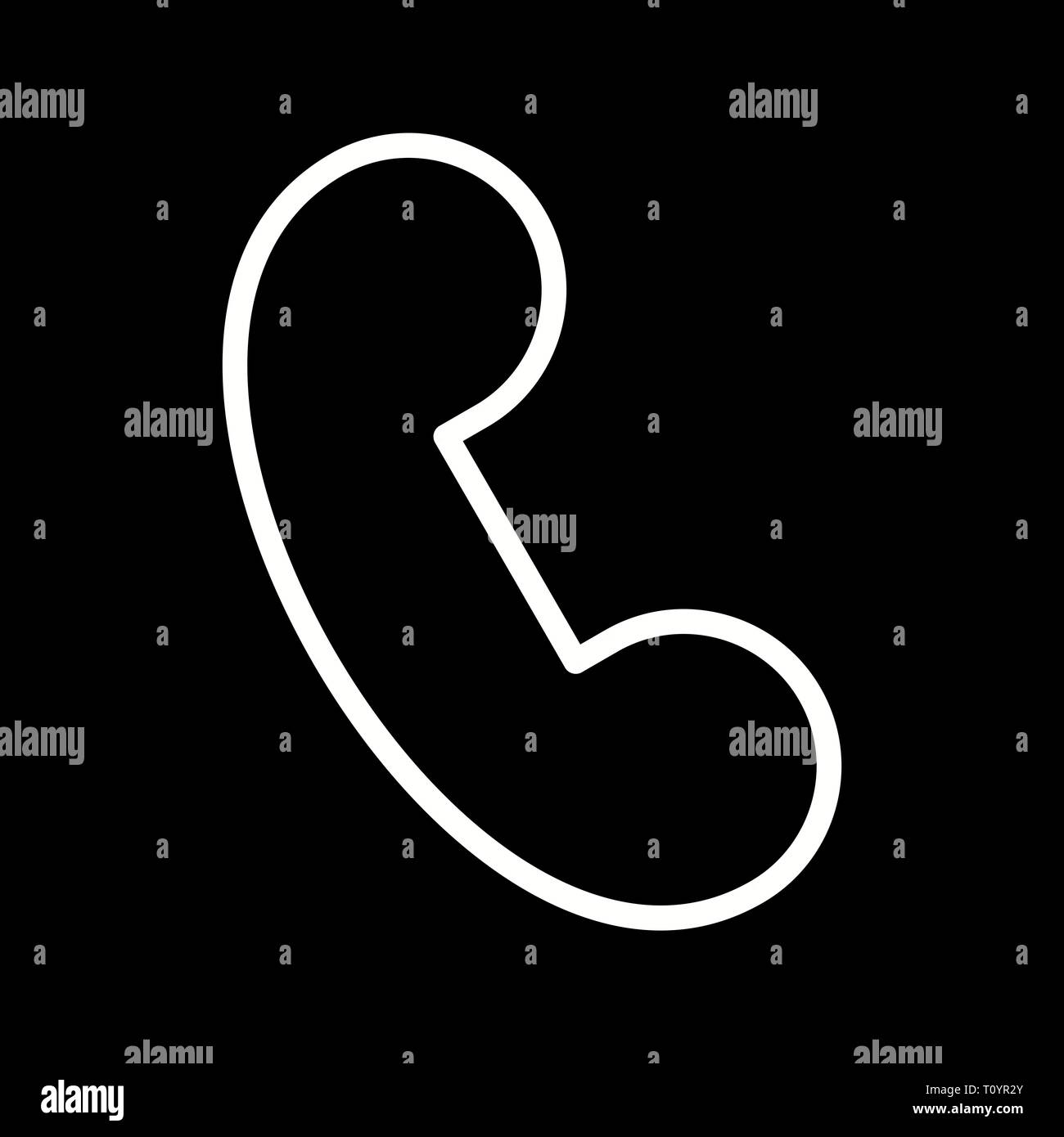 Illustration Call Icon Stock Photo - Alamy