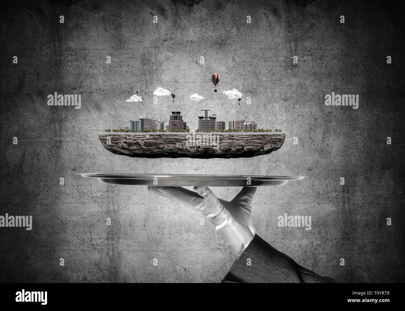 Concept of modern urban development Stock Photo - Alamy