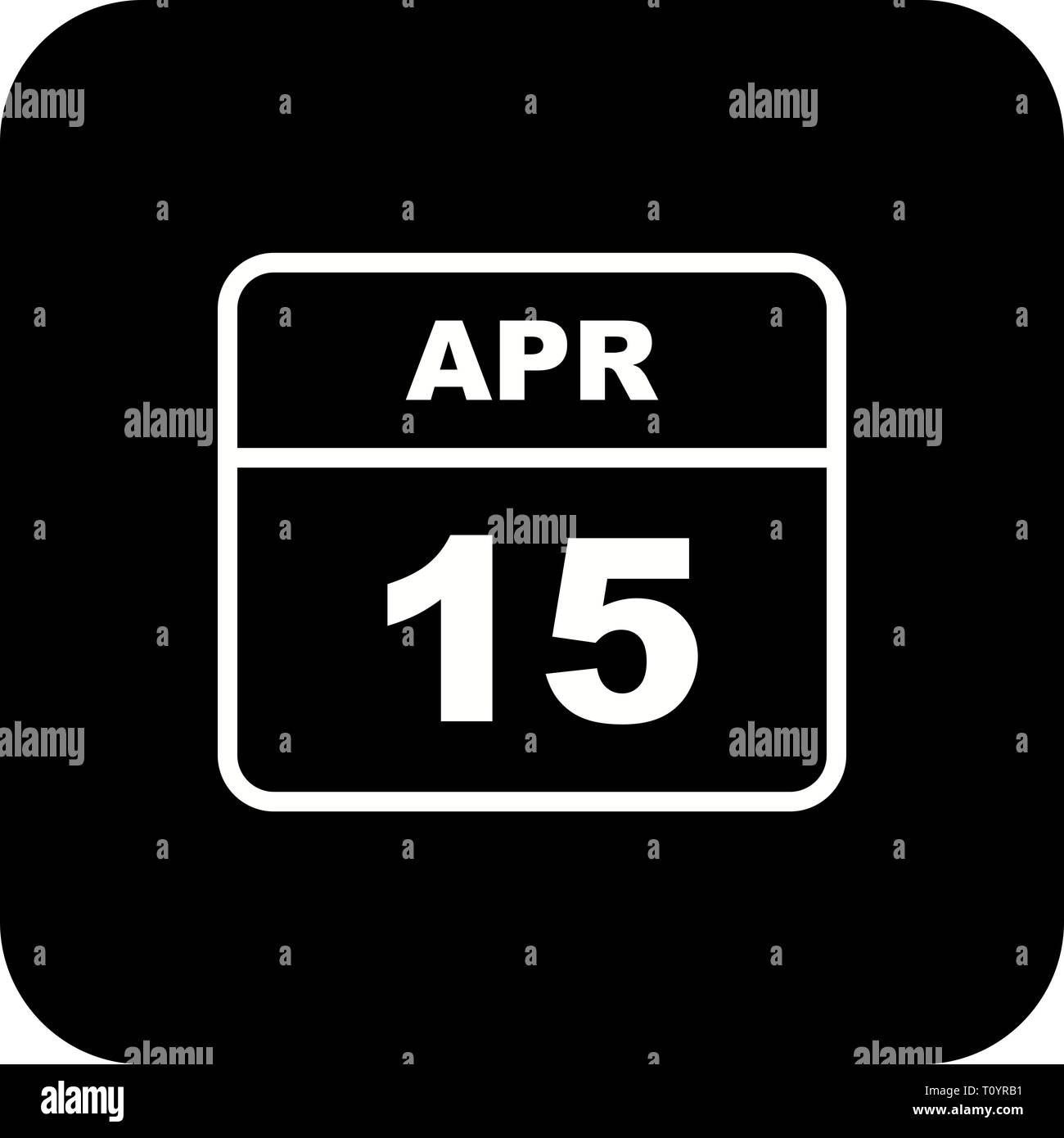 15 calendar Black and White Stock Photos & Images - Alamy