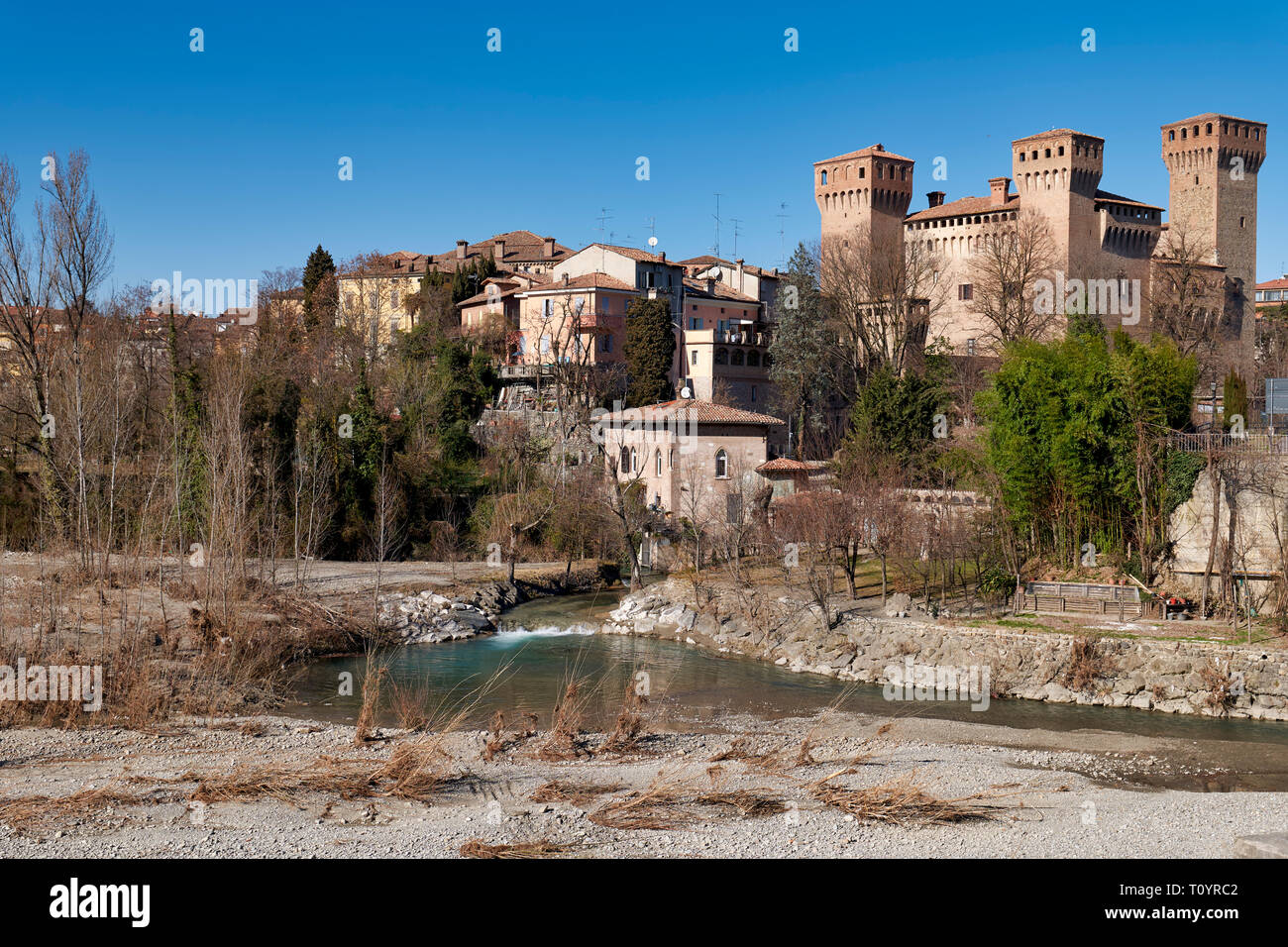 Vignola, Modena, Emilia Romagna, Italy. The Castle (Rocca), built in ...