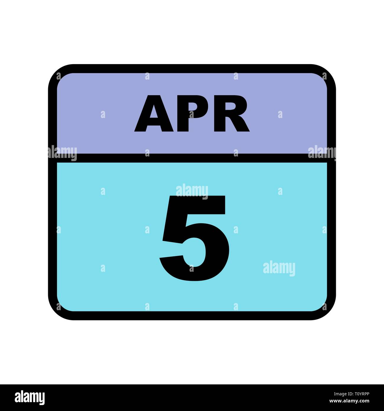 April the 5th Cut Out Stock Images & Pictures - Alamy