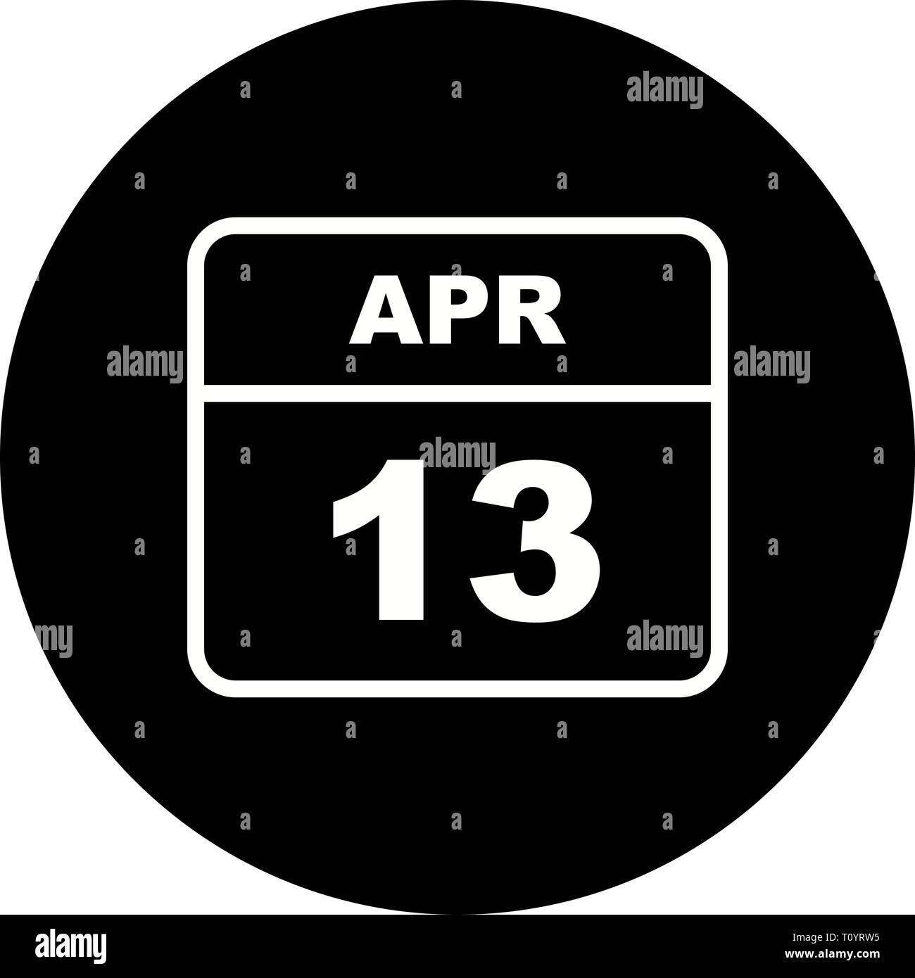 13 calendar Black and White Stock Photos & Images - Alamy