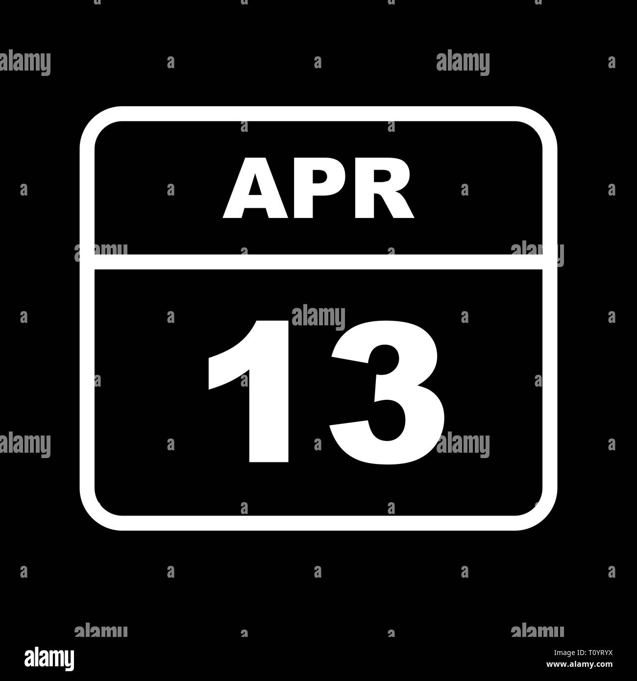 13 calendar Black and White Stock Photos & Images - Alamy