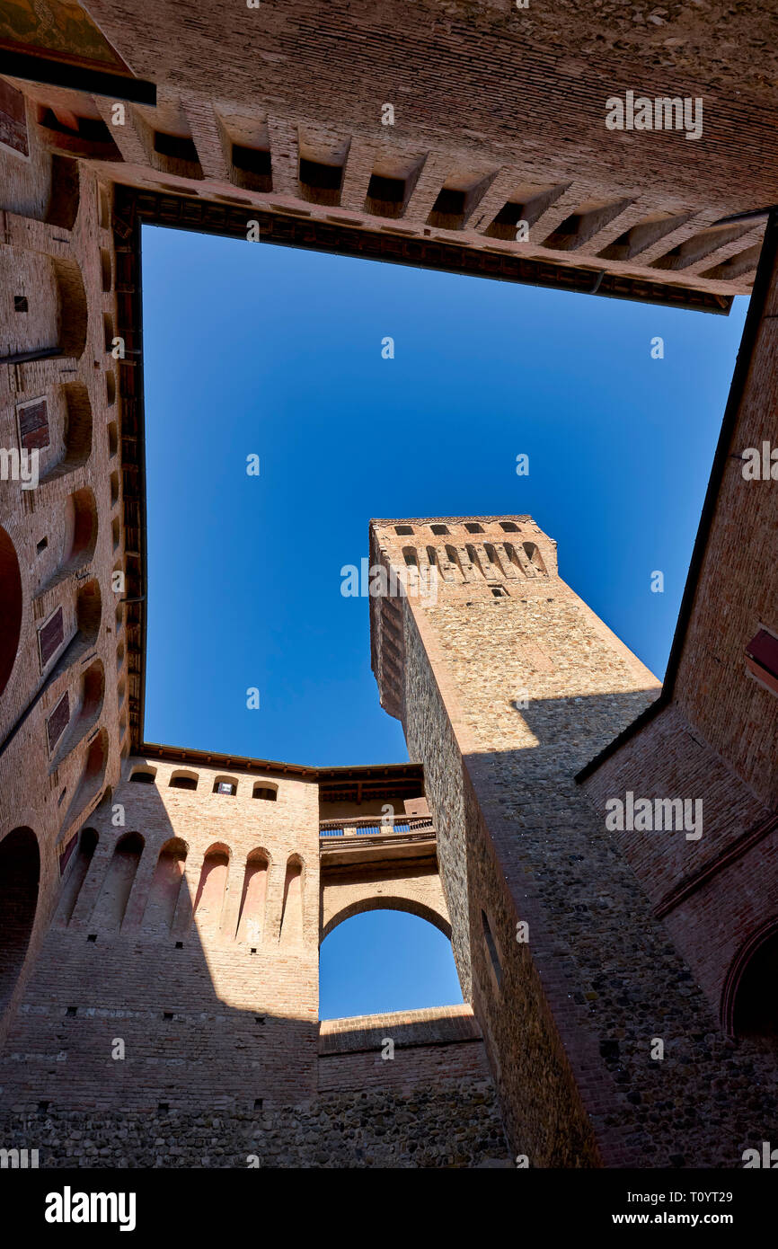 Vignola, Modena, Emilia Romagna, Italy. The Castle (Rocca), built in ...