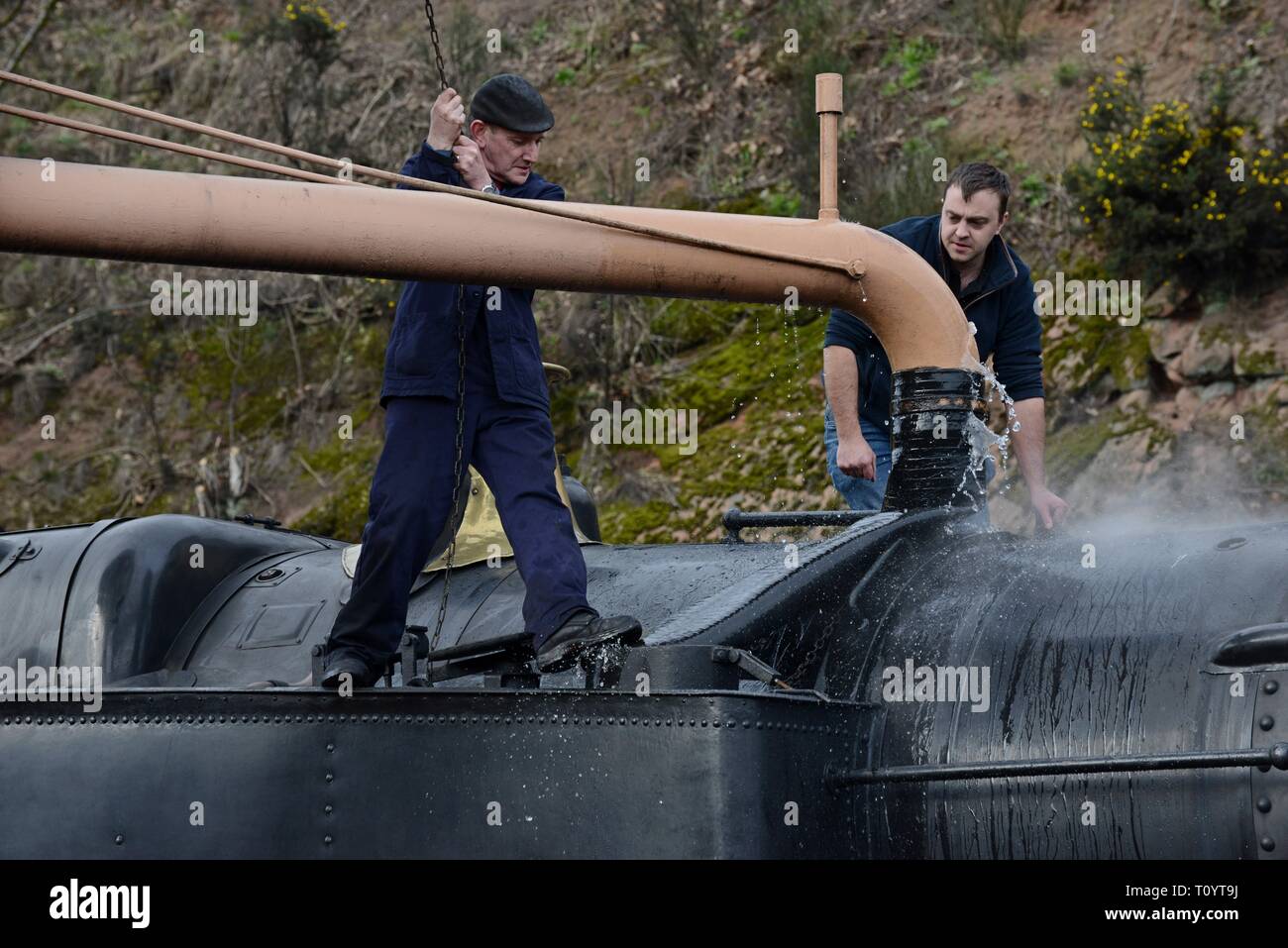 Crane tank engine hi-res stock photography and images - Alamy