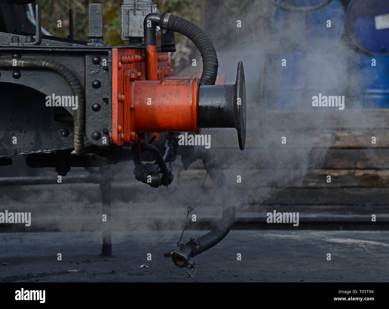 Steam Train Buffers Steam Railway High Resolution Stock Photography and ...