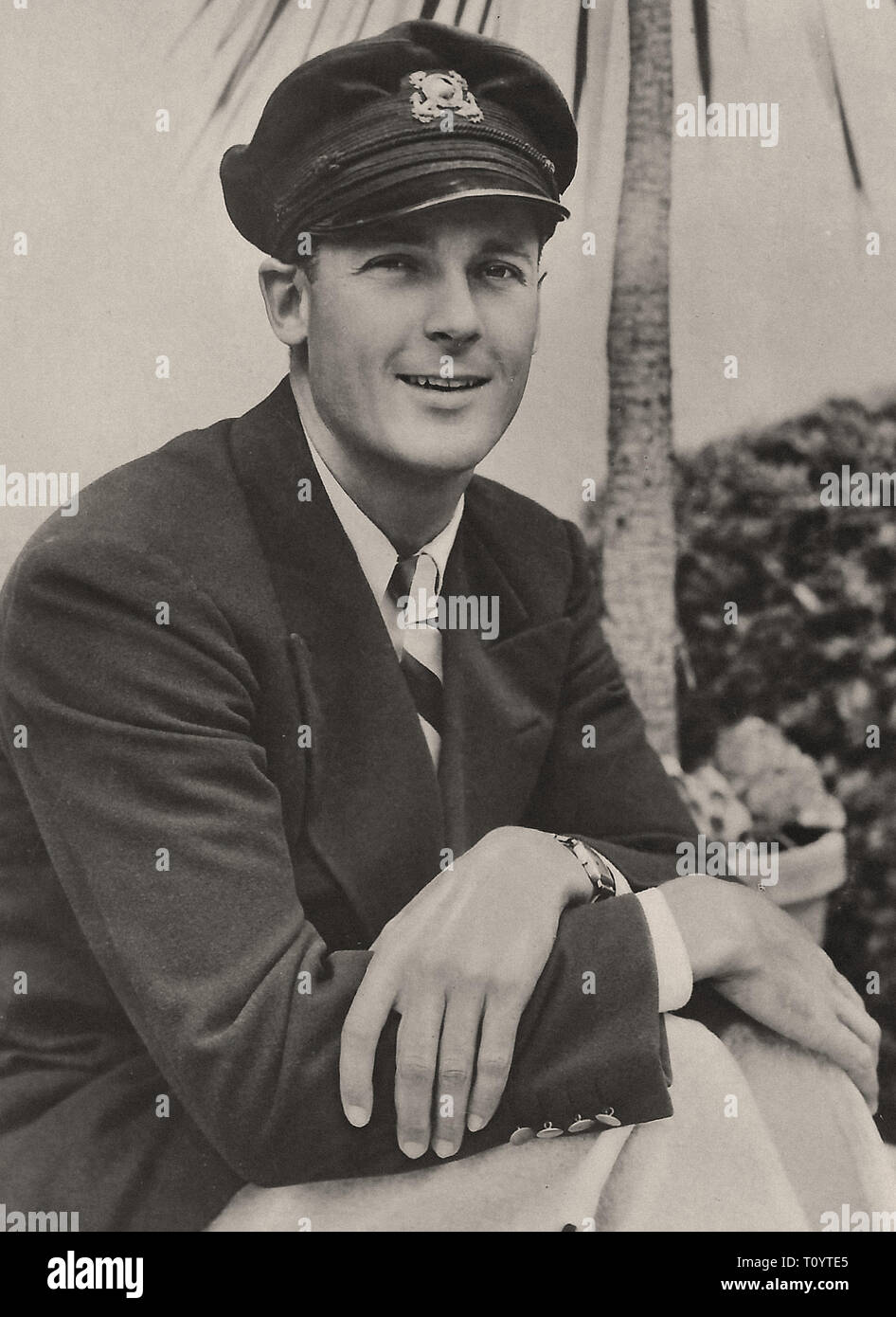 Photographic portrait of Charles Farrell - Silent movie era Stock Photo ...