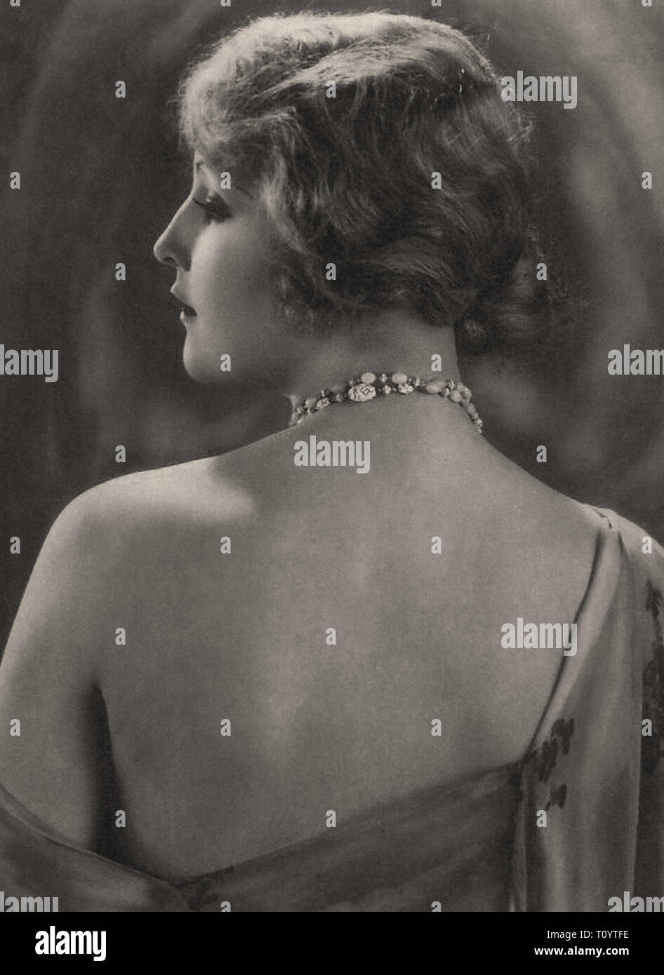 Photographic portrait of Elga Brink - Silent movie era Stock Photo - Alamy