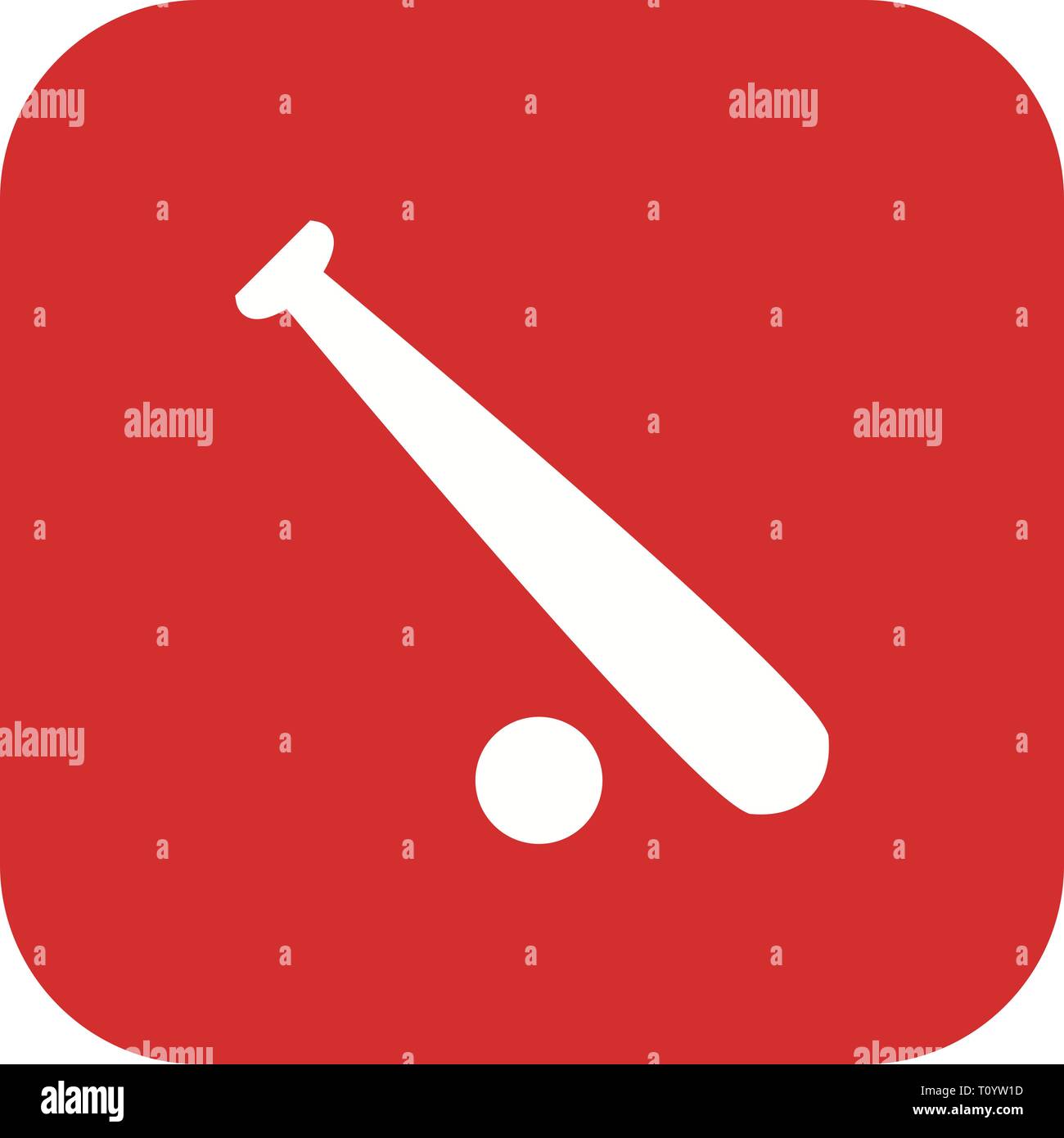 Illustration Base And Ball Icon Stock Photo - Alamy