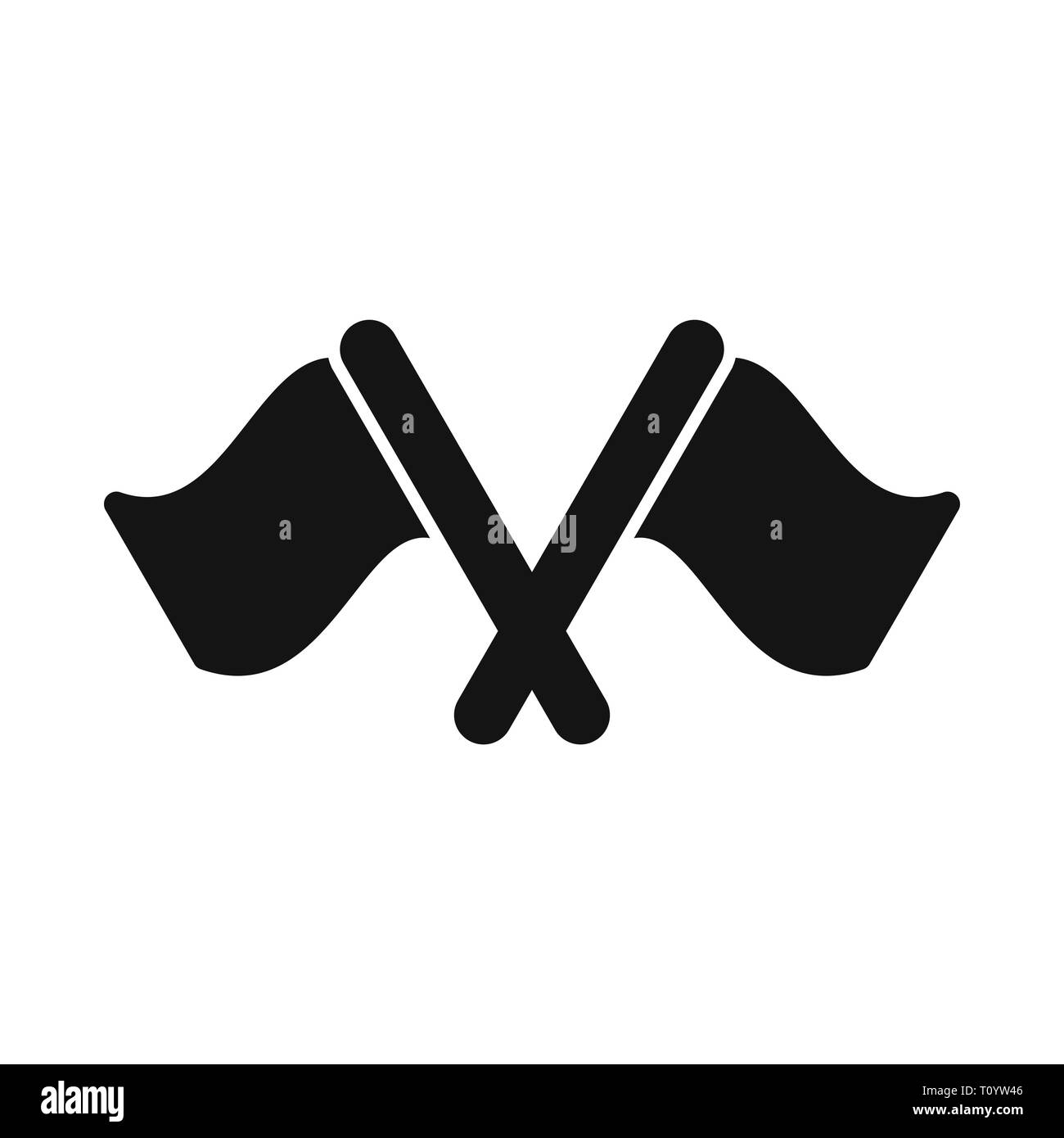 Racing vector icon flat Black and White Stock Photos & Images - Alamy