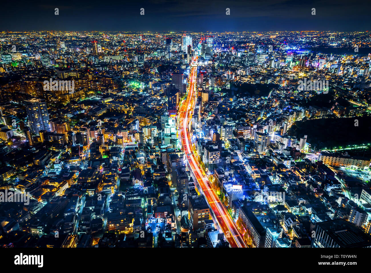 Expressway neon hi-res stock photography and images - Alamy