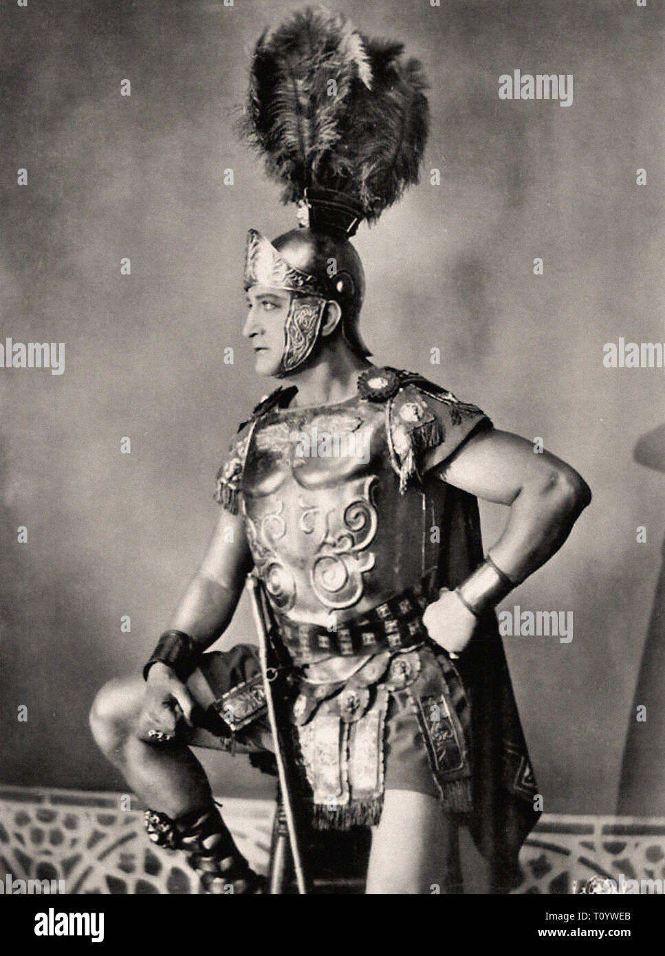 Photographic portrait of Francis X. Bushman in Ben-Hur - Silent movie ...