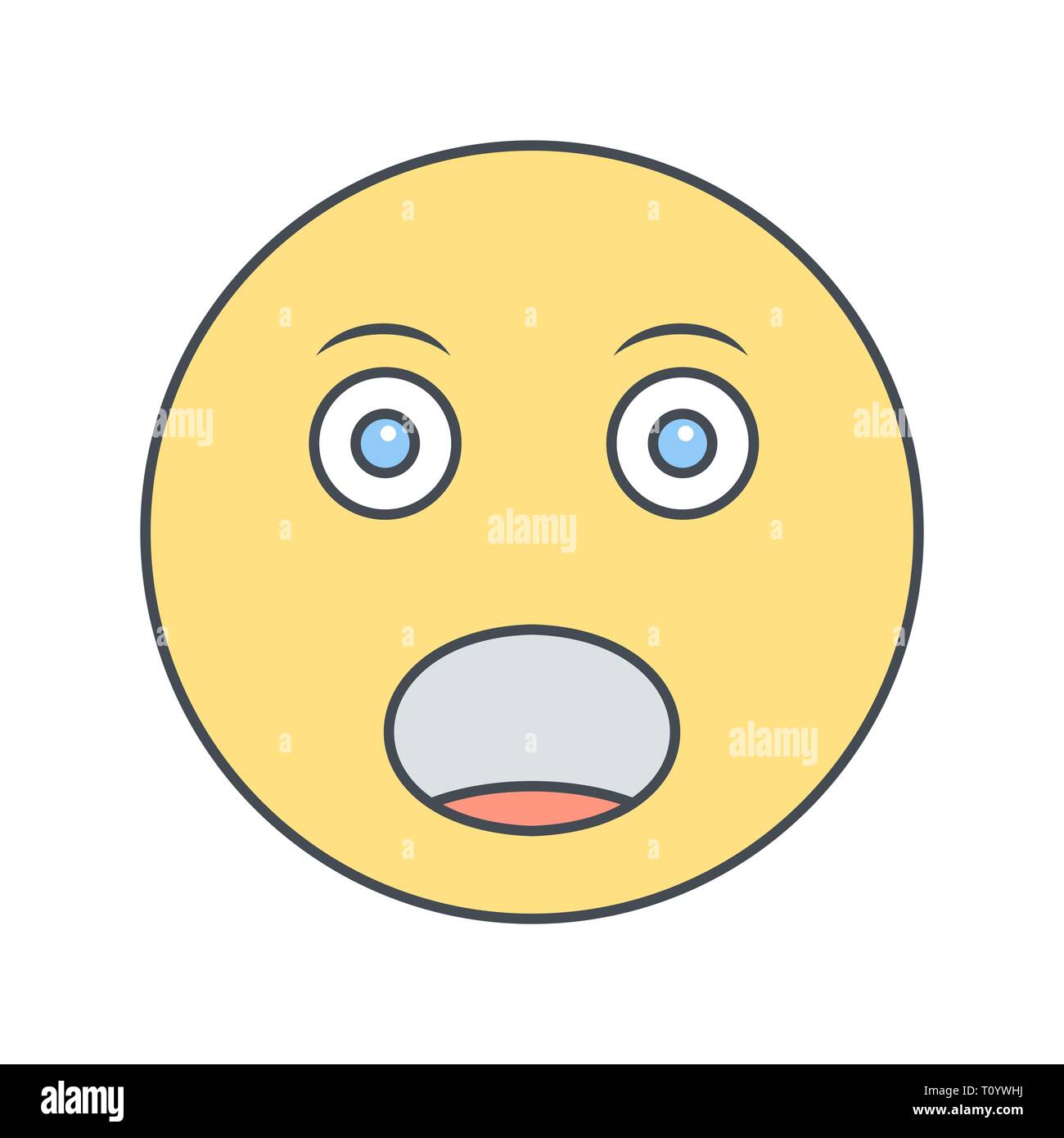 Emoji shouting Cut Out Stock Images & Pictures - Alamy