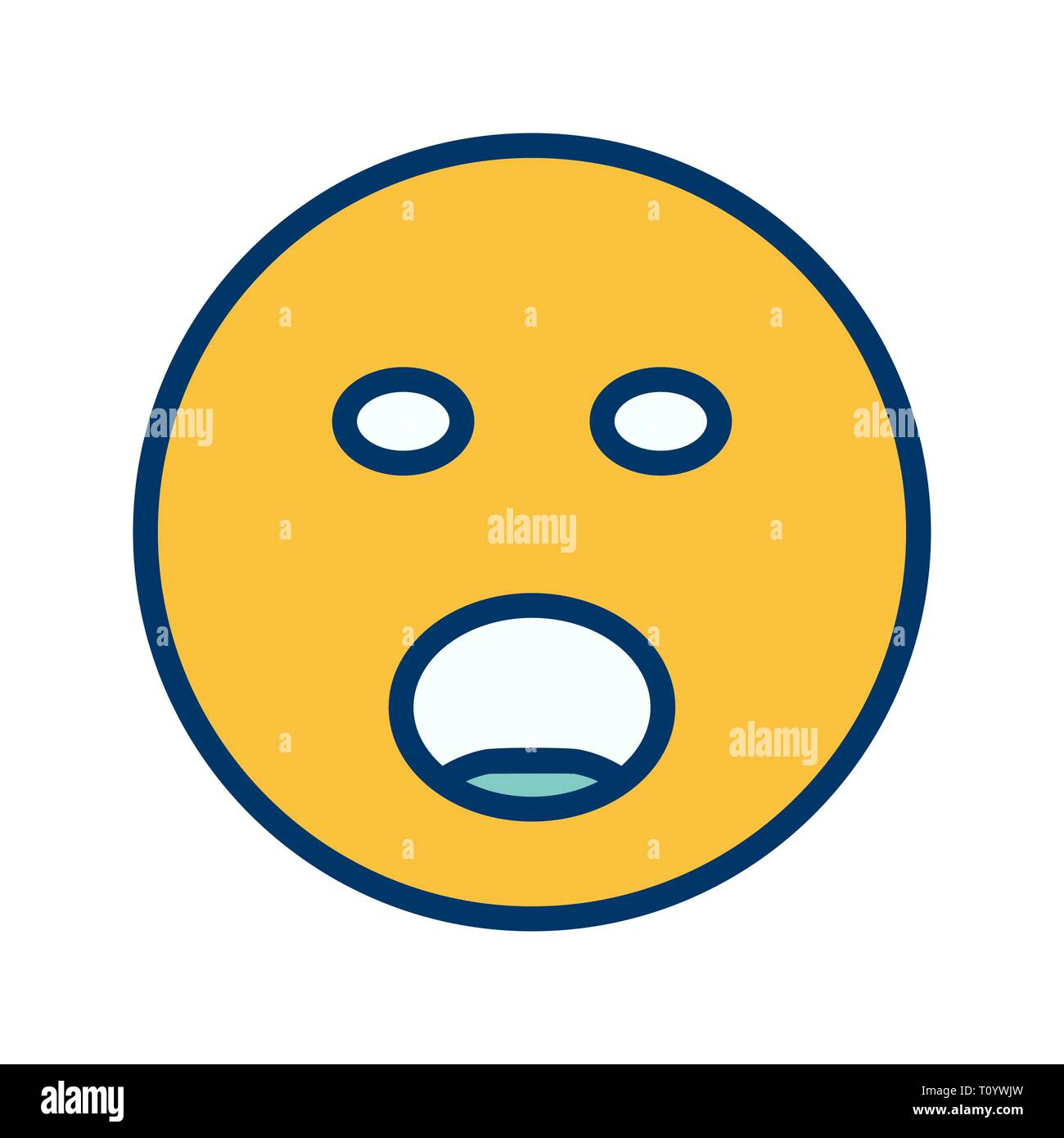 Shouting emoticon Cut Out Stock Images & Pictures - Alamy