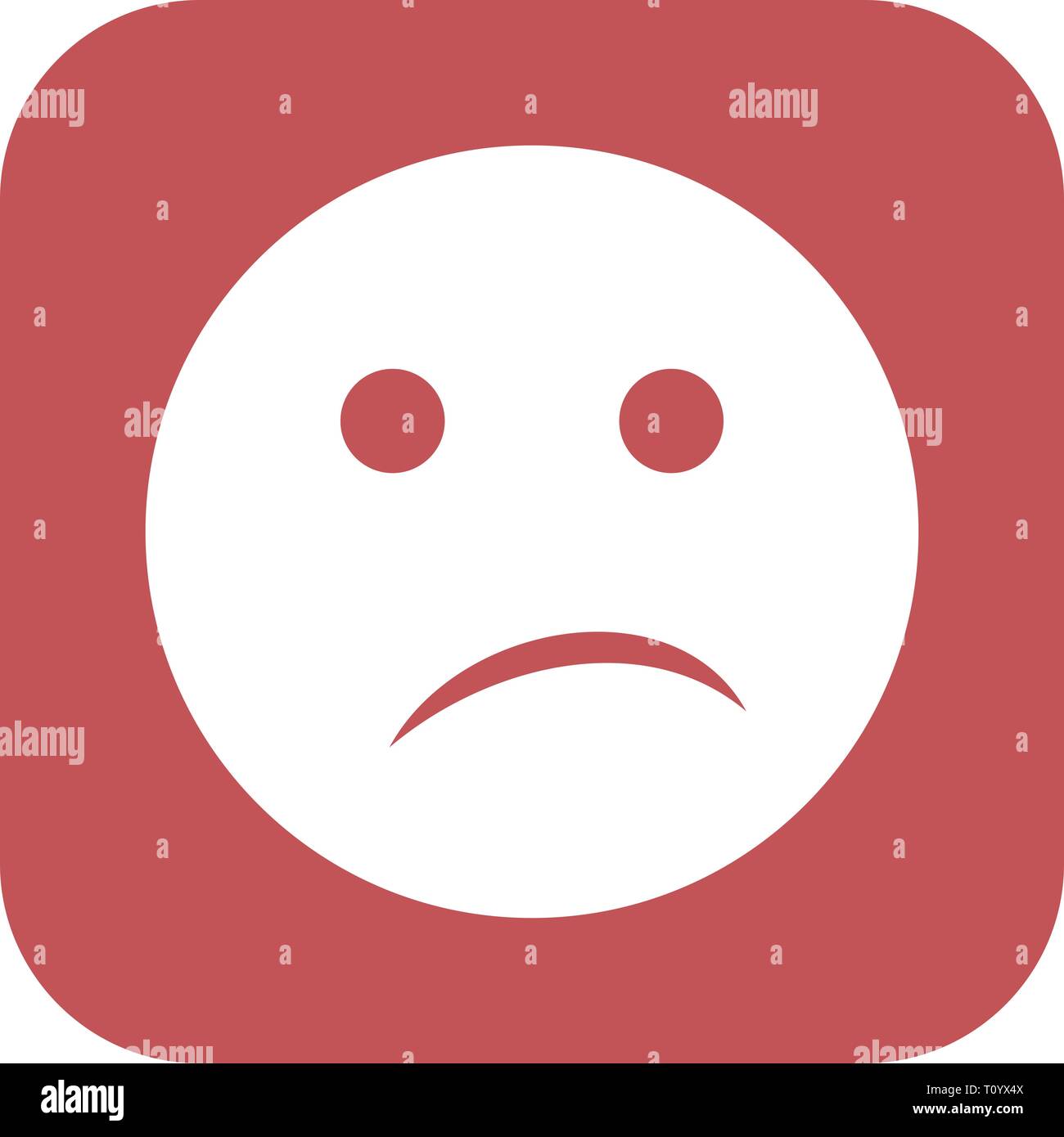 Illustration Confused Emoji Icon Stock Photo - Alamy