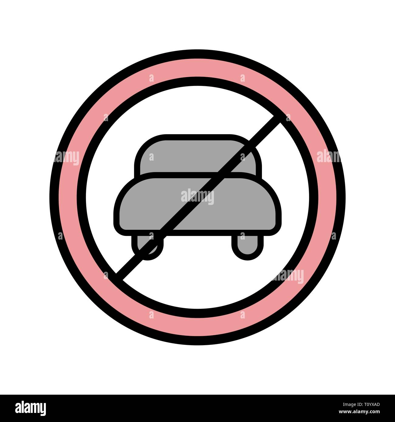 No entry for vechicle hi-res stock photography and images - Alamy