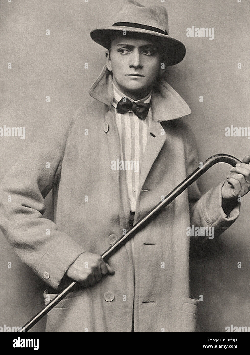 Photographic portrait of Theodor Loos - Silent movie era Stock Photo ...