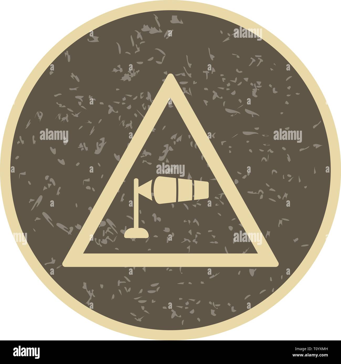 Strong cross wind icon hi-res stock photography and images - Alamy