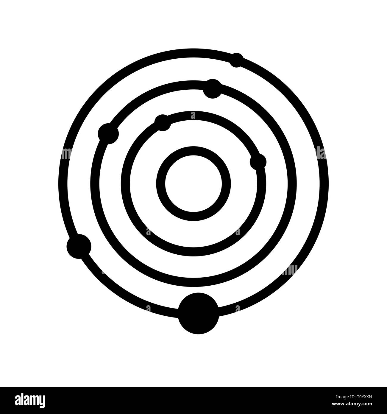 Label Solar System Clip Art Black And White