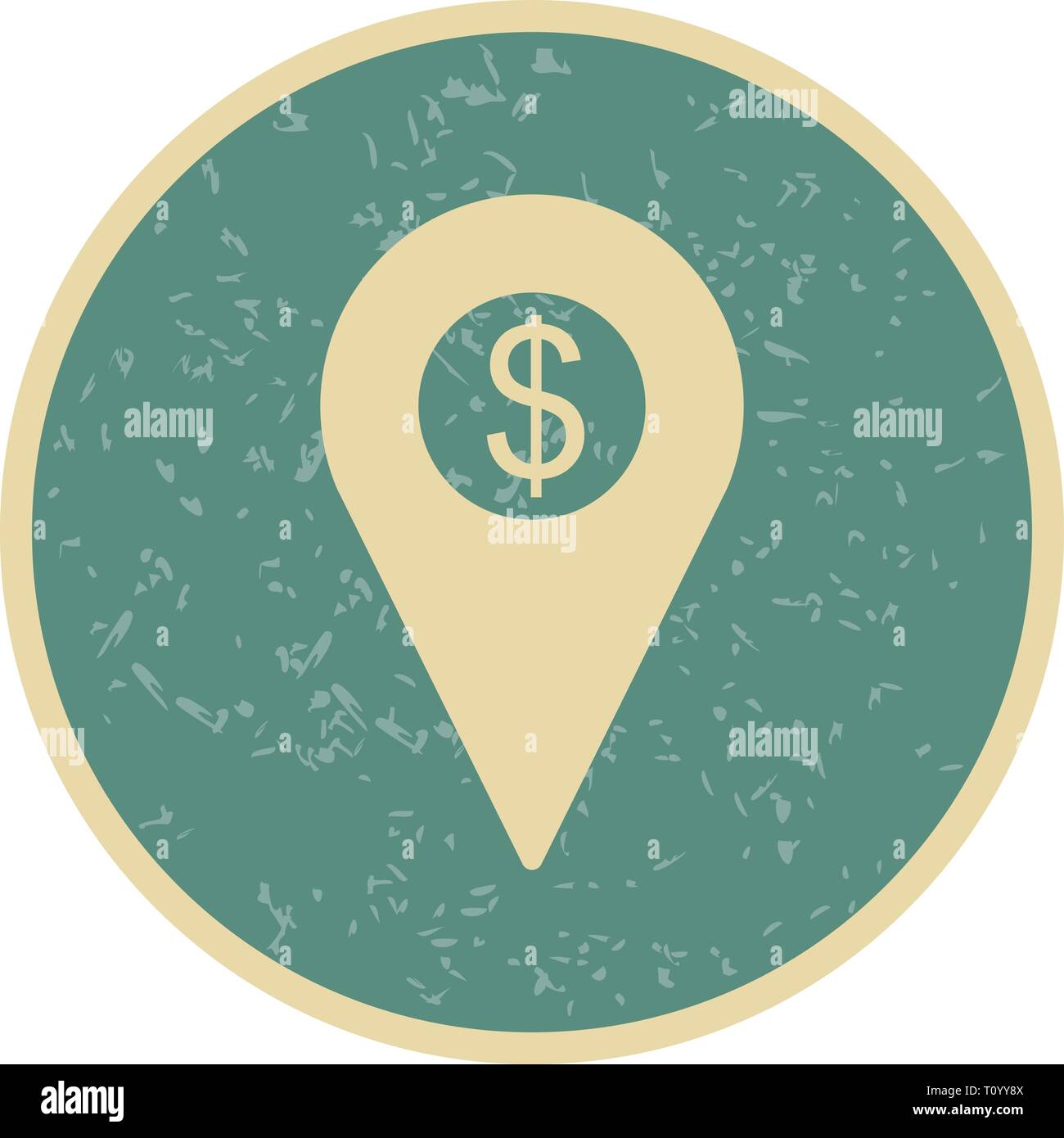 Illustration Business Location Icon Stock Photo - Alamy