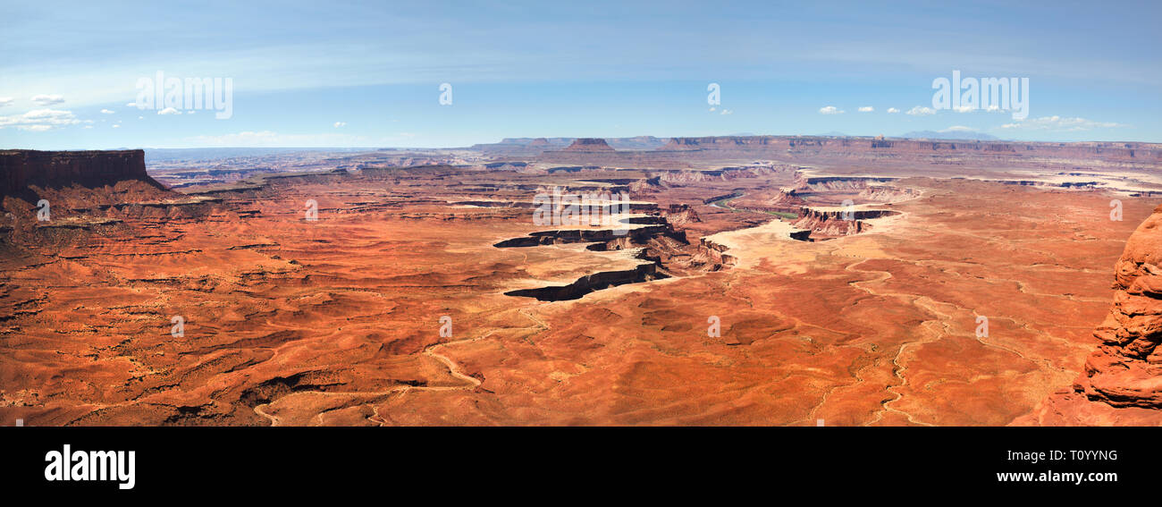 Canyonlands Panorama, Utah, America Stock Photo - Alamy