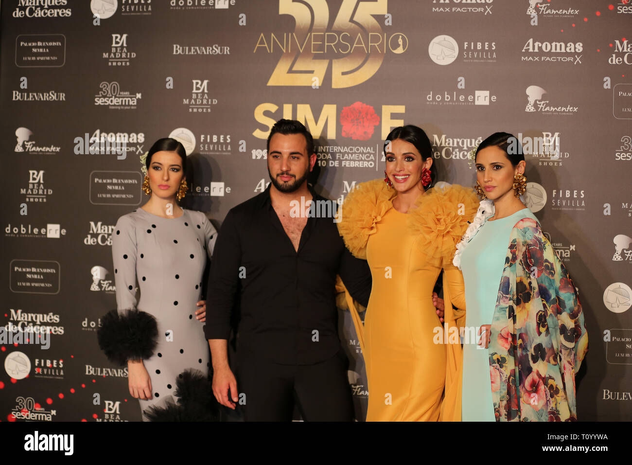 Designer Ernesto Sillero and models backstage Stock Photo - Alamy