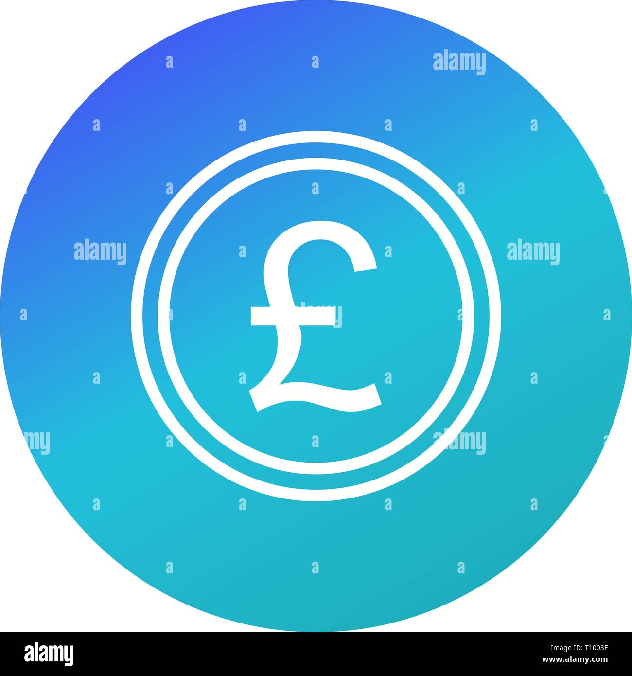 Illustration Pound Icon Stock Photo - Alamy