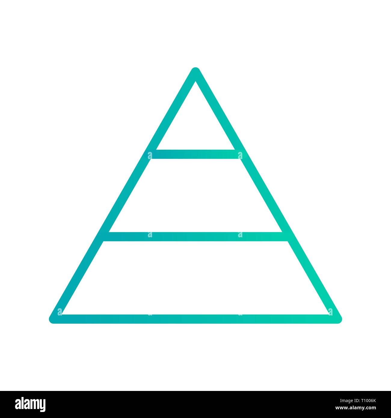 Pyramid illustration 4 levels hi-res stock photography and images - Alamy