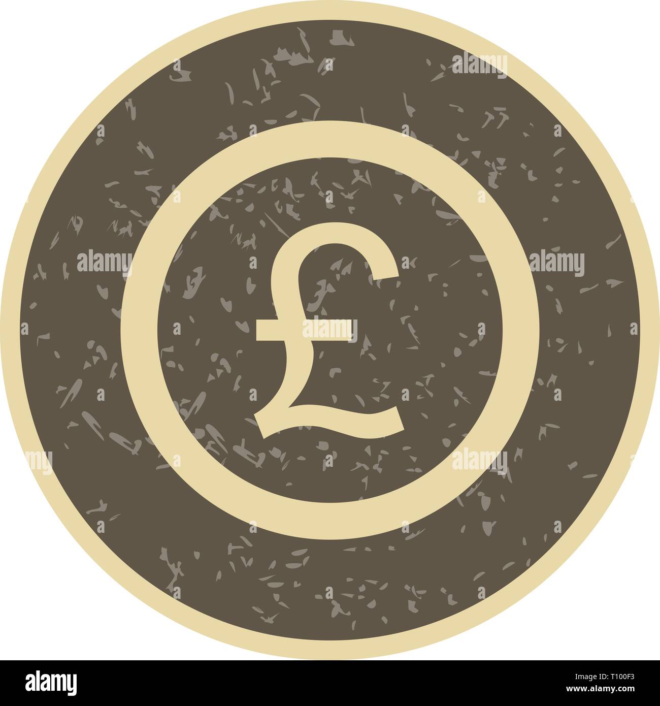 Illustration Pound Icon Stock Photo - Alamy