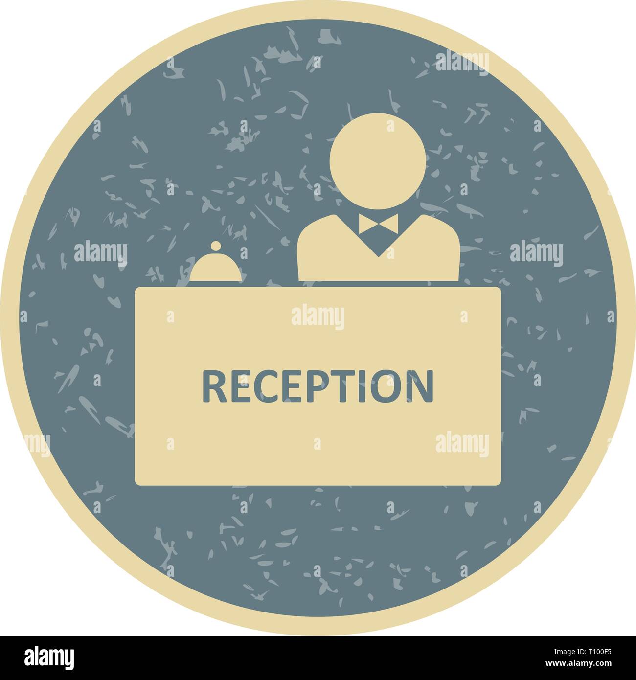 Illustration Reception Icon Stock Photo - Alamy