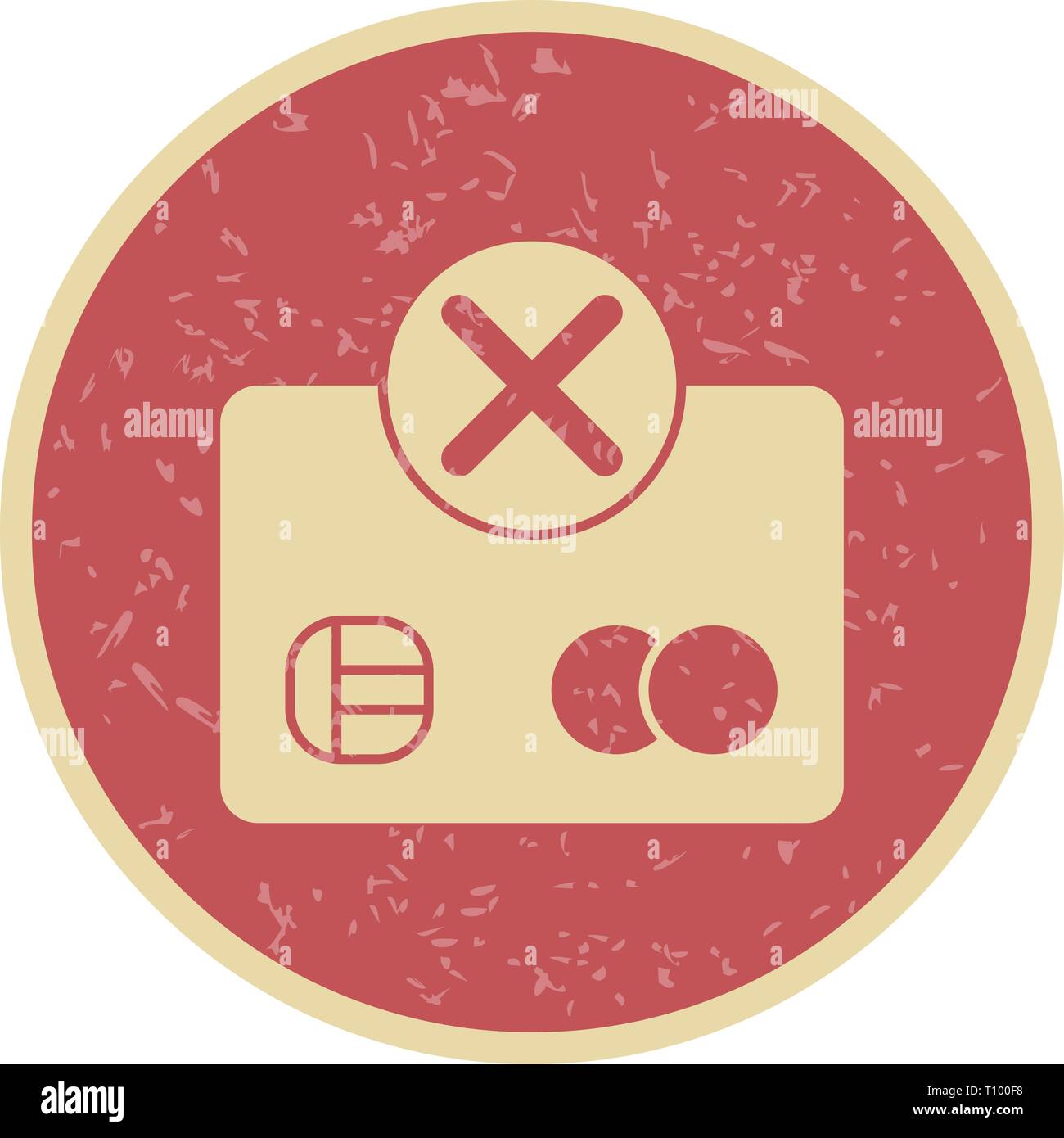 Illustration Payment Failure Icon Stock Photo - Alamy