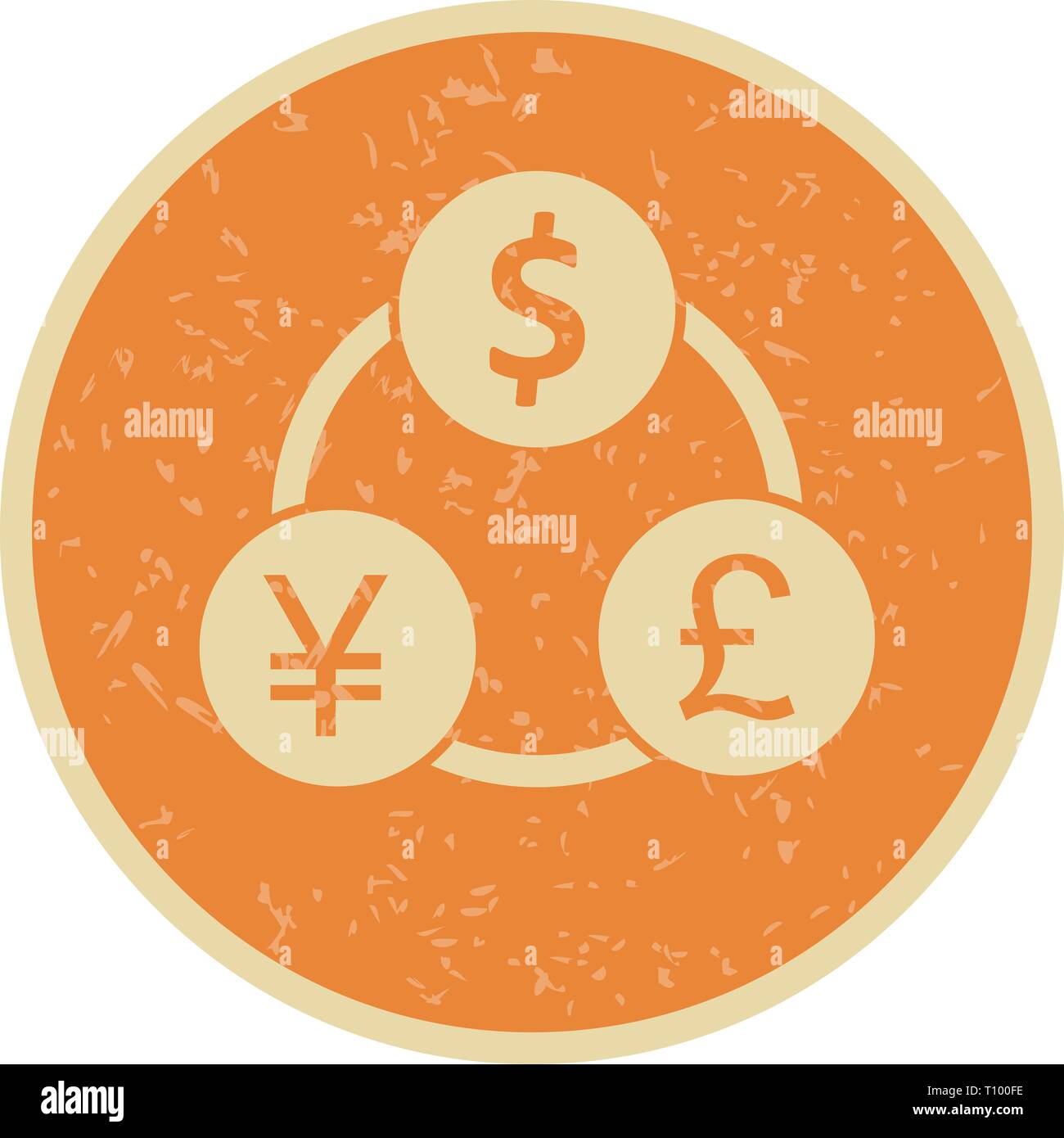 Illustration Money Flow Icon Stock Photo - Alamy
